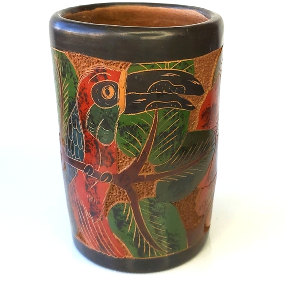 lazaro lopez | Art | Tropical Handcarved Toucan And Hummingbird ...